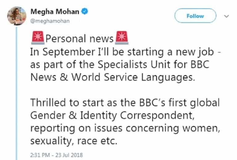 BBC Reporter: Who Is Megha Mohan? Boyfriend Family